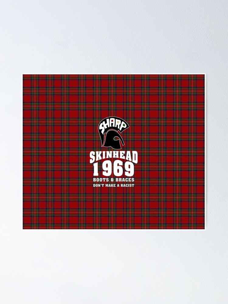 "Sharp Skinheads - Tartan" Poster for Sale by EvilGravy | Redbubble