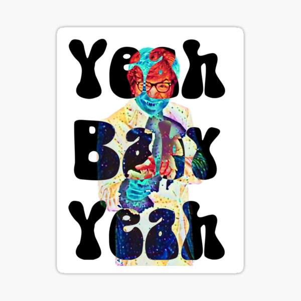 "Austin Powers" Sticker by swankyseal | Redbubble