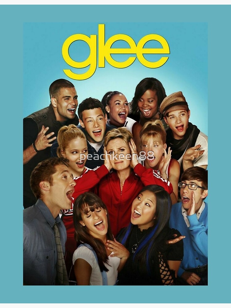 "Blue Glee Poster" Poster for Sale by peachkeen88 | Redbubble