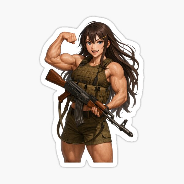 "AK Girl" Sticker for Sale by RAWLIFEGRAPHIC | Redbubble