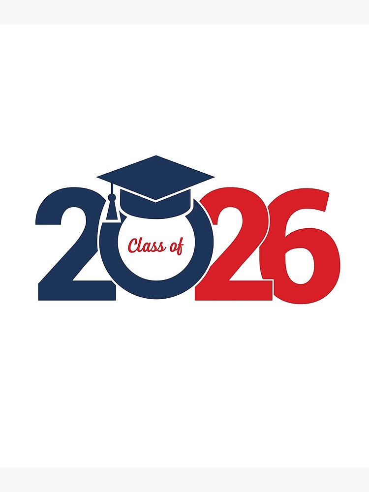 Class Of 2026 Graduation Cap Year Design Gifts Poster For Sale By