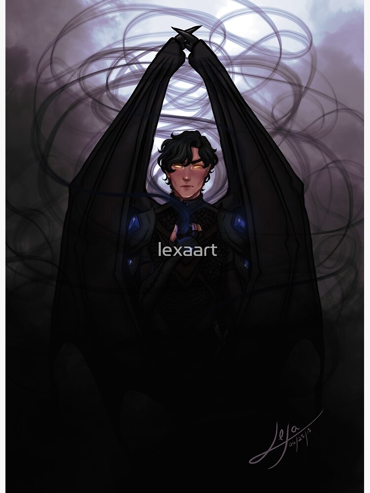 "Shadow singer " Art Print by lexaart | Redbubble