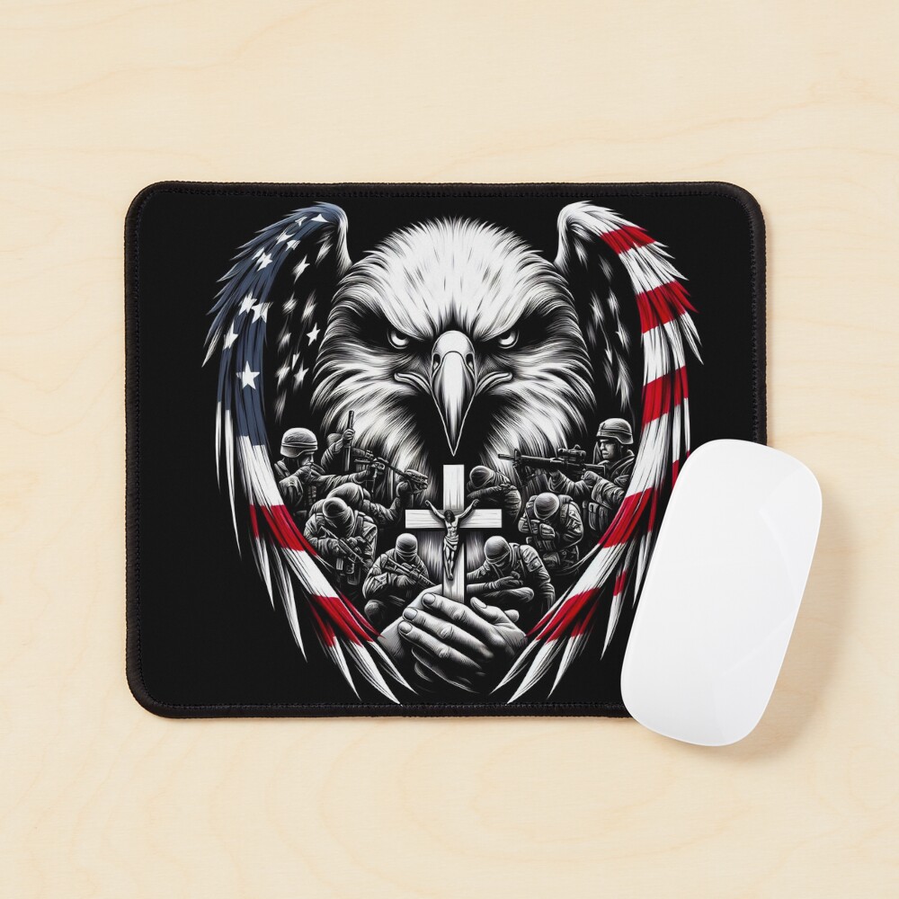 "Americana Bald Eagle" Sticker for Sale by grafixsoldier | Redbubble