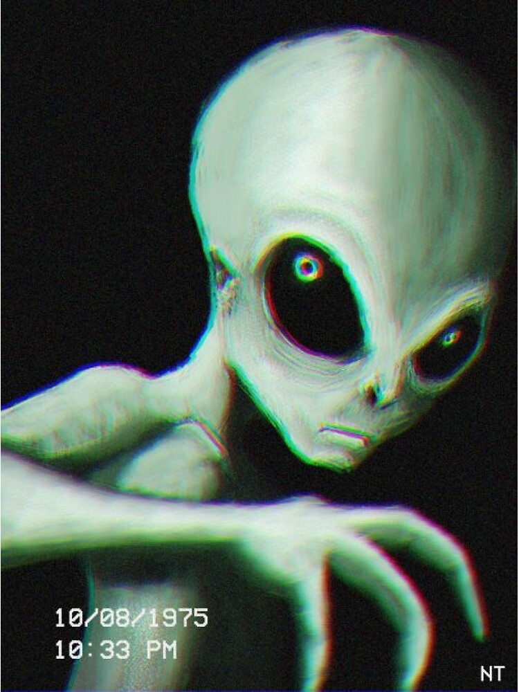 "Retro alien" Photographic Print by MeserQ | Redbubble
