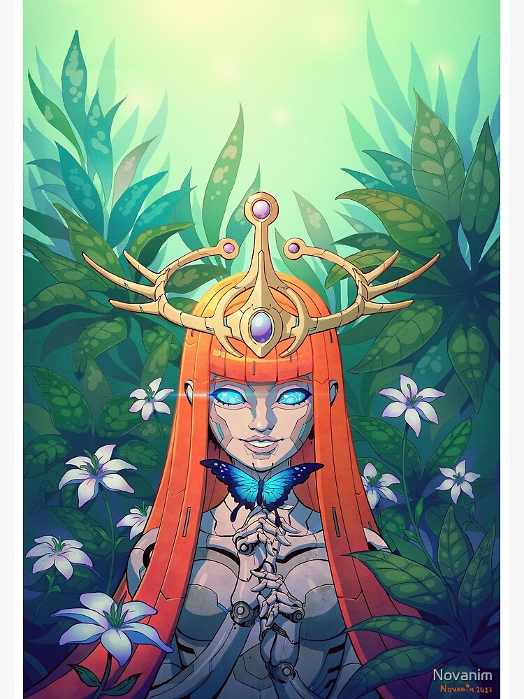 "Mekanim Robotic Princess" Poster for Sale by Novanim | Redbubble