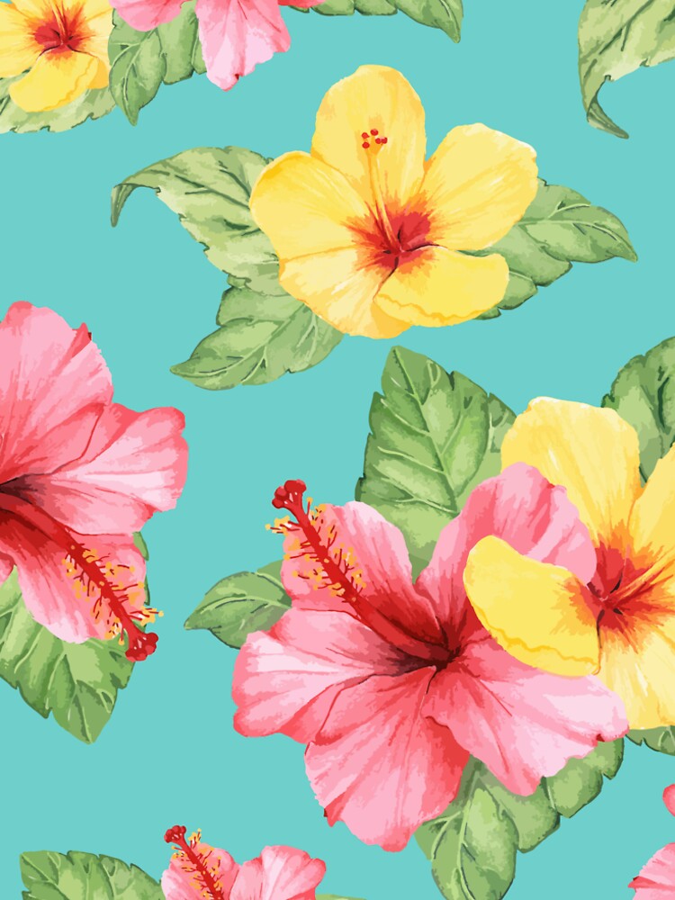 Colorful Summer Hibiscus Flowers T Shirt By Newburyboutique Redbubble
