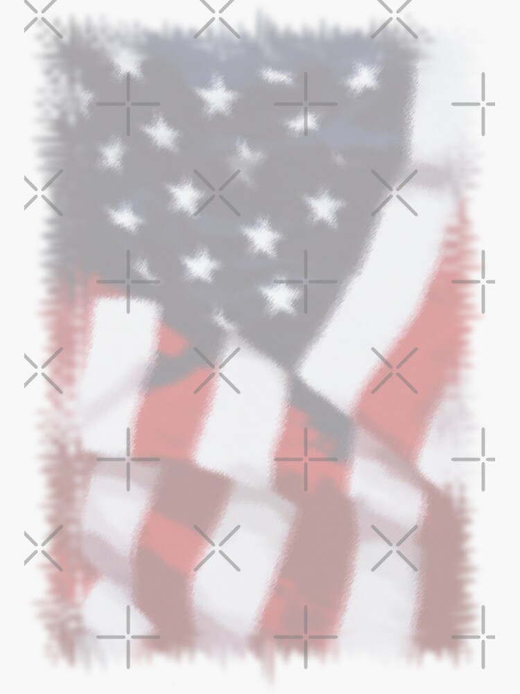 "Faded Flag" Sticker for Sale by RicksPix | Redbubble