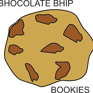 "BHOCOLATE BHIP BOOKIES" Sticker for Sale by bedarbirk | Redbubble
