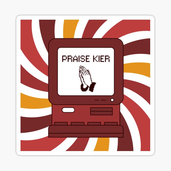 "Praise Kier with Pixel Hands – 90s Pixel Aesthetic for Severance Fans ...