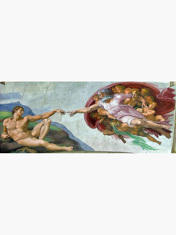 "creation of adam " Poster for Sale by catpawe | Redbubble