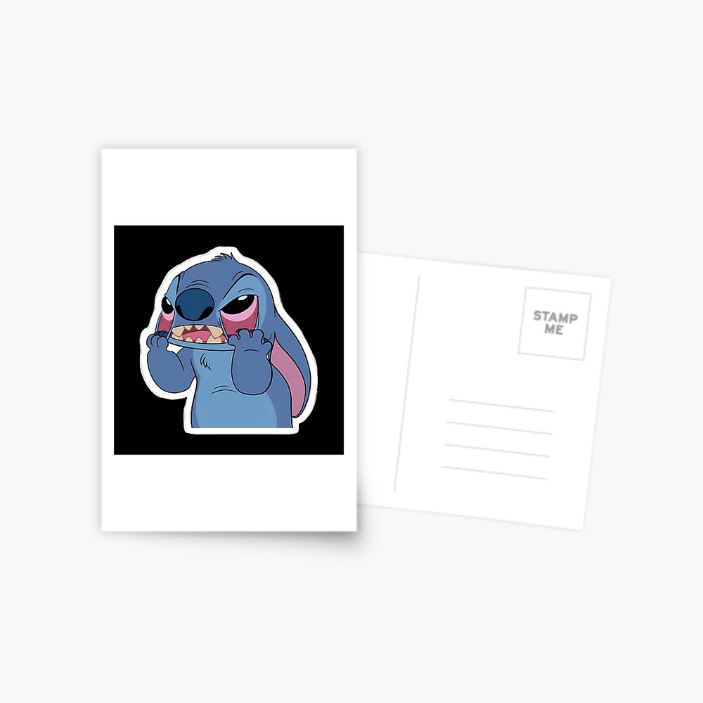 "Stitch Funny Crying Meme Sticker – Cute Lilo & Stitch Cartoon Design ...