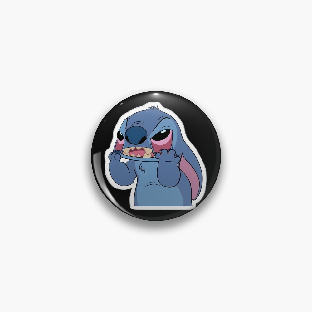 "Stitch Funny Crying Meme Sticker – Cute Lilo & Stitch Cartoon Design ...