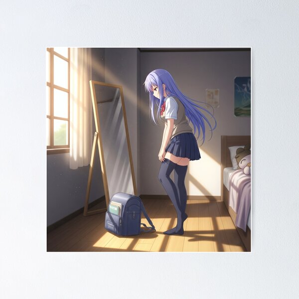 "School Waifu dresses up in her uniform and looks majestic" Poster for ...