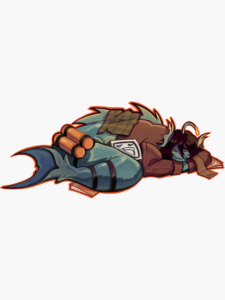 "Sleepy Sebastian Solace Sticker!!" Sticker for Sale by sta1rz | Redbubble
