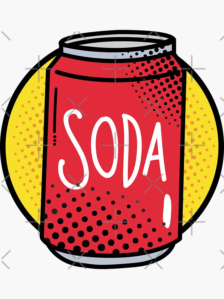 "Soda pop art" Sticker by bainermarket | Redbubble