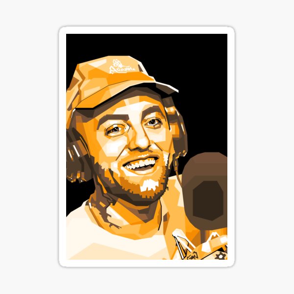 "Mac miller" Sticker for Sale by Superkent | Redbubble