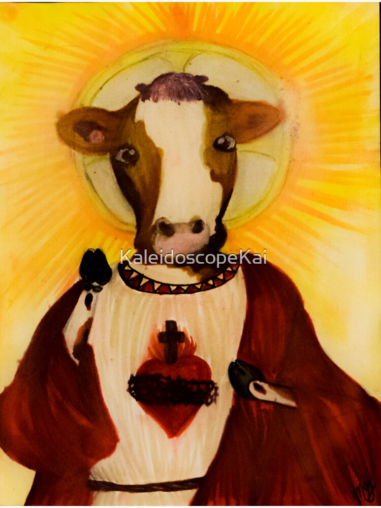 "Holy Cow" Sticker by KaleidoscopeKai | Redbubble