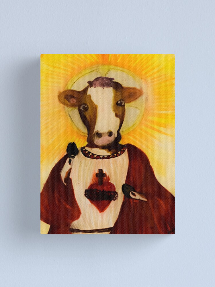 "Holy Cow" Canvas Print for Sale by KaleidoscopeKai | Redbubble