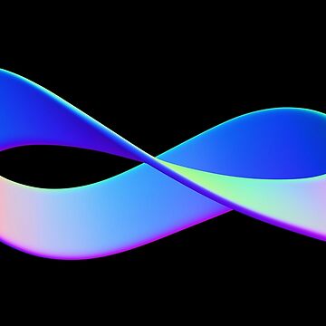 "colorful mobius strip, infinity symbol " Pin for Sale by DottedYeti ...