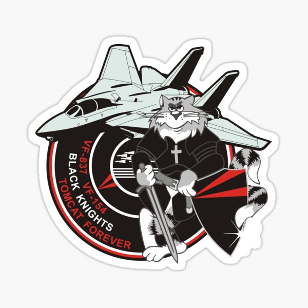 "Black Knights - Tomcat Forever" Sticker for Sale by MBK13 | Redbubble