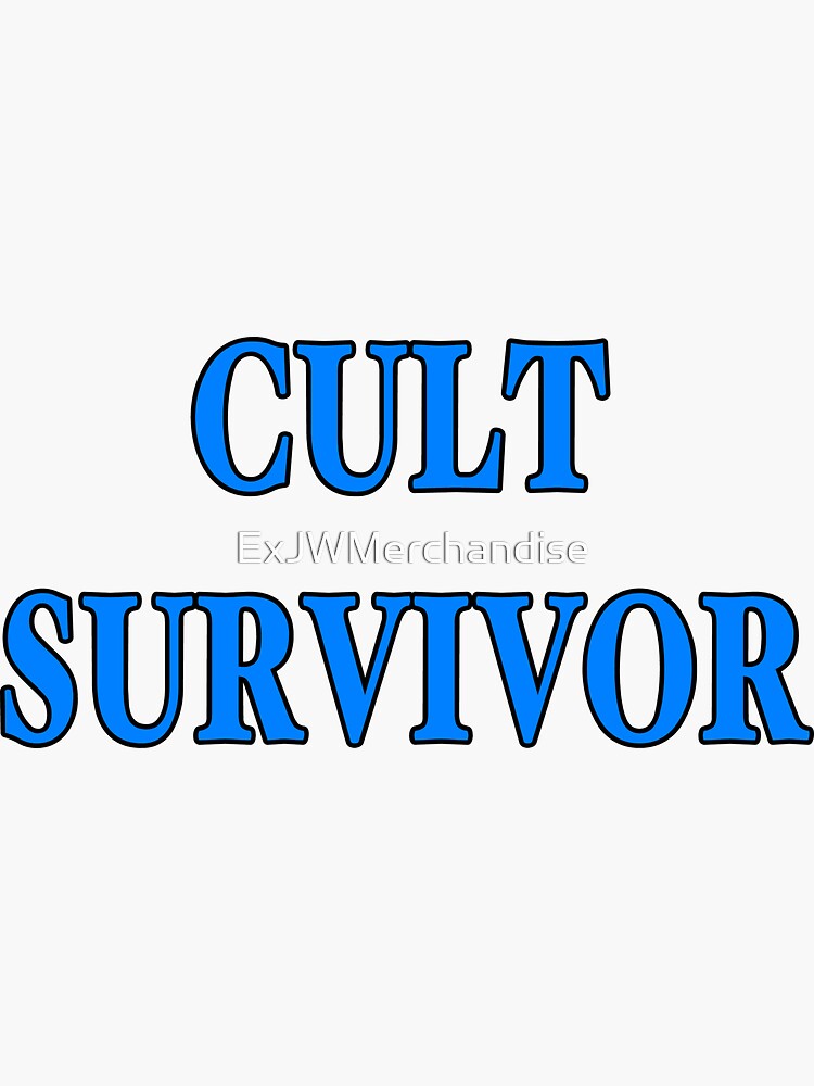 "Cult Survivor" Sticker for Sale by ExJWMerchandise | Redbubble