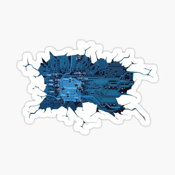 "Motherboard" Sticker for Sale by giovybus-x | Redbubble