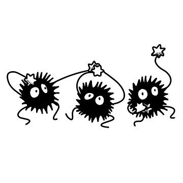 "soot sprites" Sticker for Sale by ColorfulCatArt | Redbubble