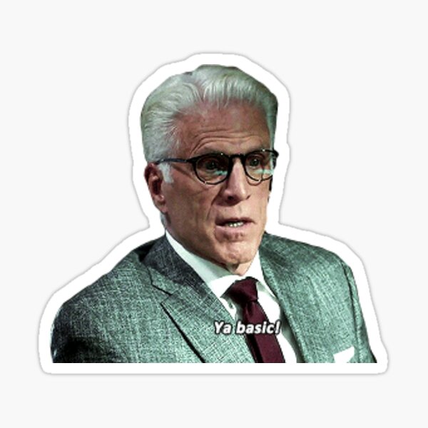 "ya basic" Sticker for Sale by vicuni | Redbubble