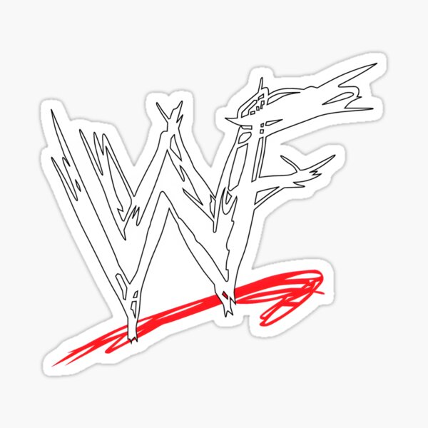 "WWF vintage logo " Sticker for Sale by SlayPOPShop | Redbubble