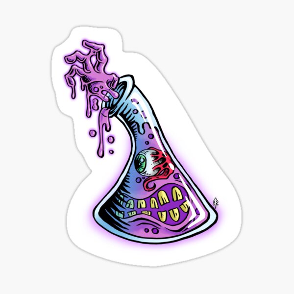 "Freaker Beaker" Sticker for Sale by blank-canvass | Redbubble