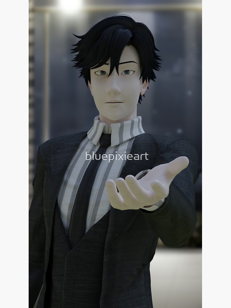 "3D Mystic Messenger (수상한메신저) - Jumin Han" Sticker for Sale by ...