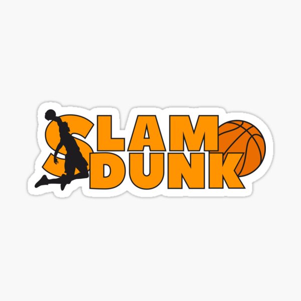 "Slam Dunk" Sticker for Sale by lents | Redbubble