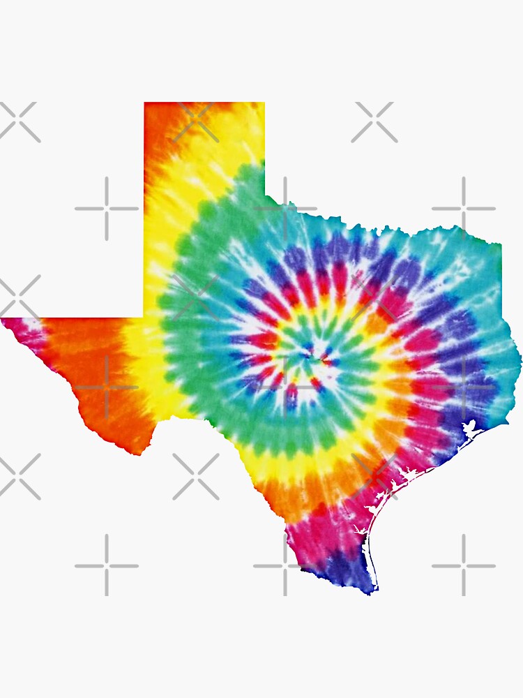"Texas" Sticker for Sale by tie-dye | Redbubble