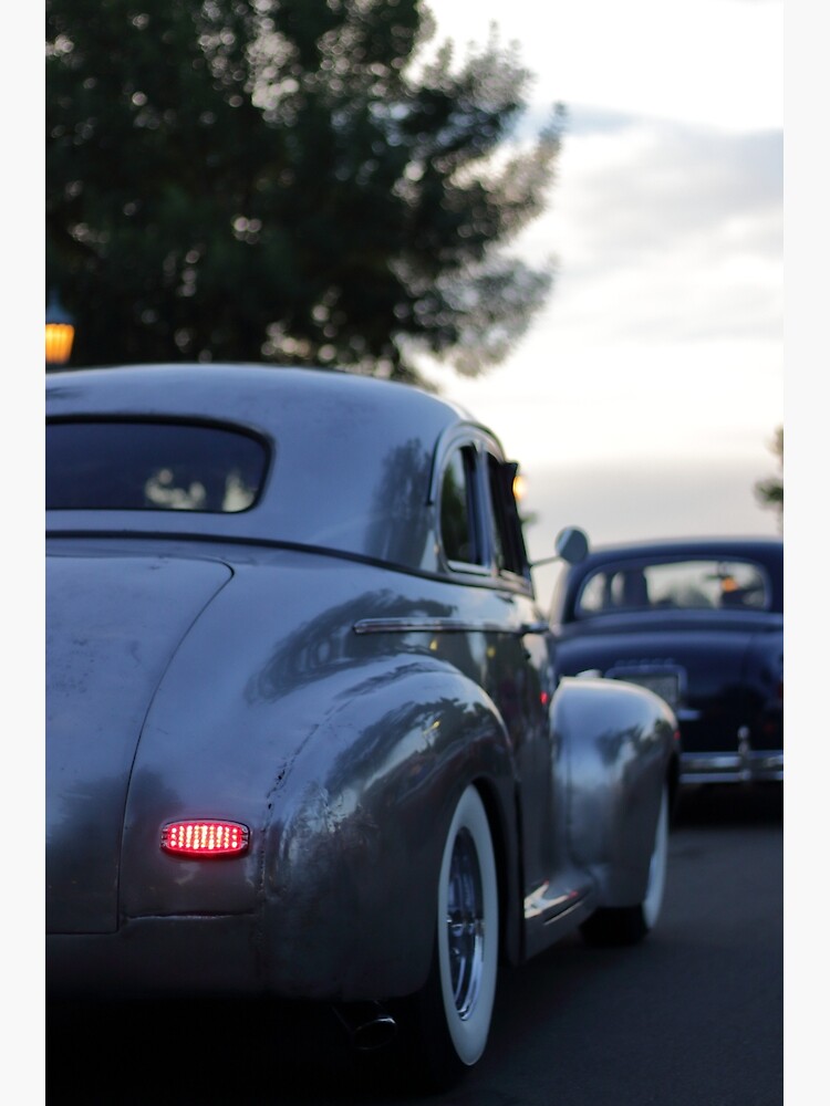 "41 Chevrolet Coupe Street Rod Rear" Poster by MellowFoto | Redbubble