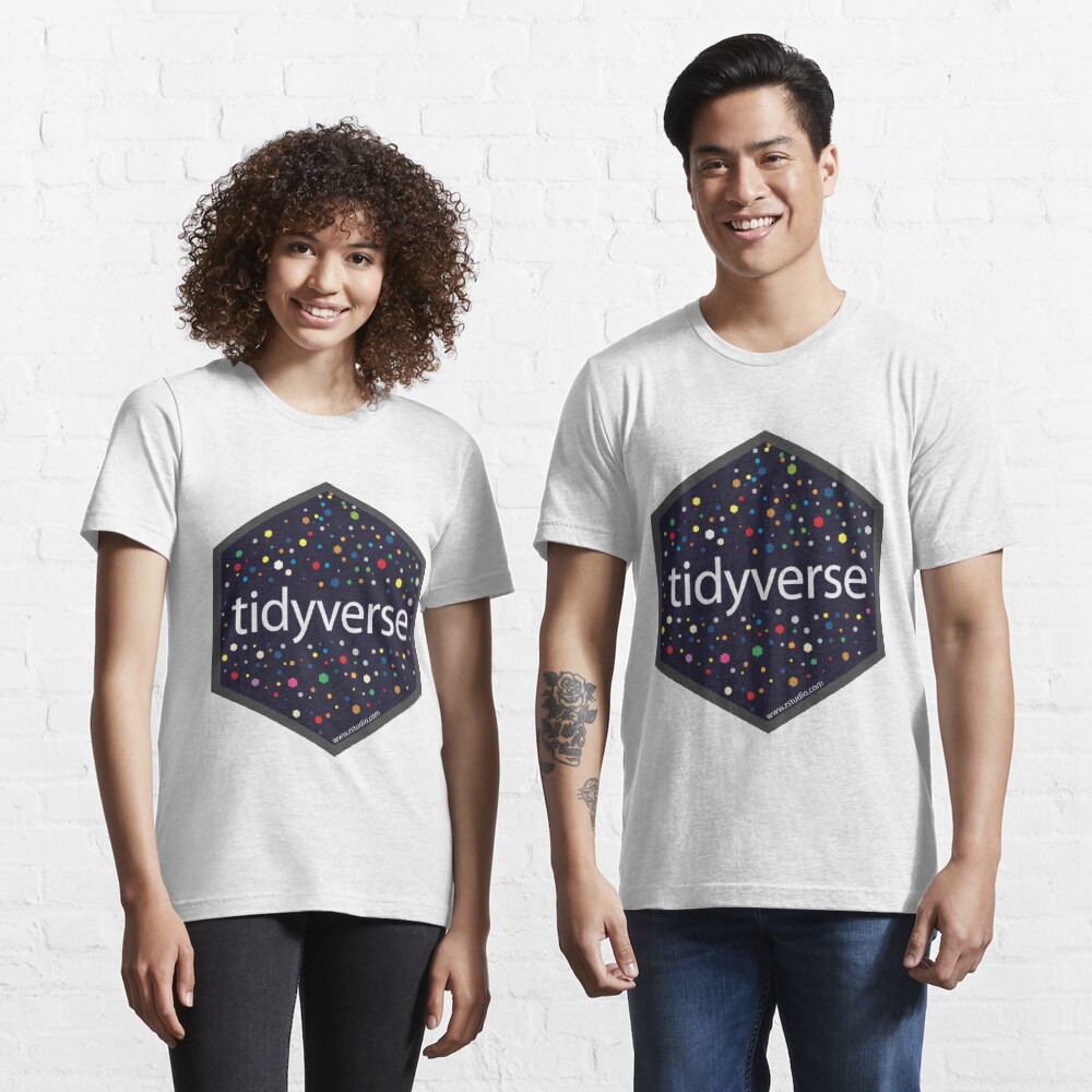 "tidyverse" T-shirt by taivop | Redbubble | ggplot t-shirts - ggplot2 t ...
