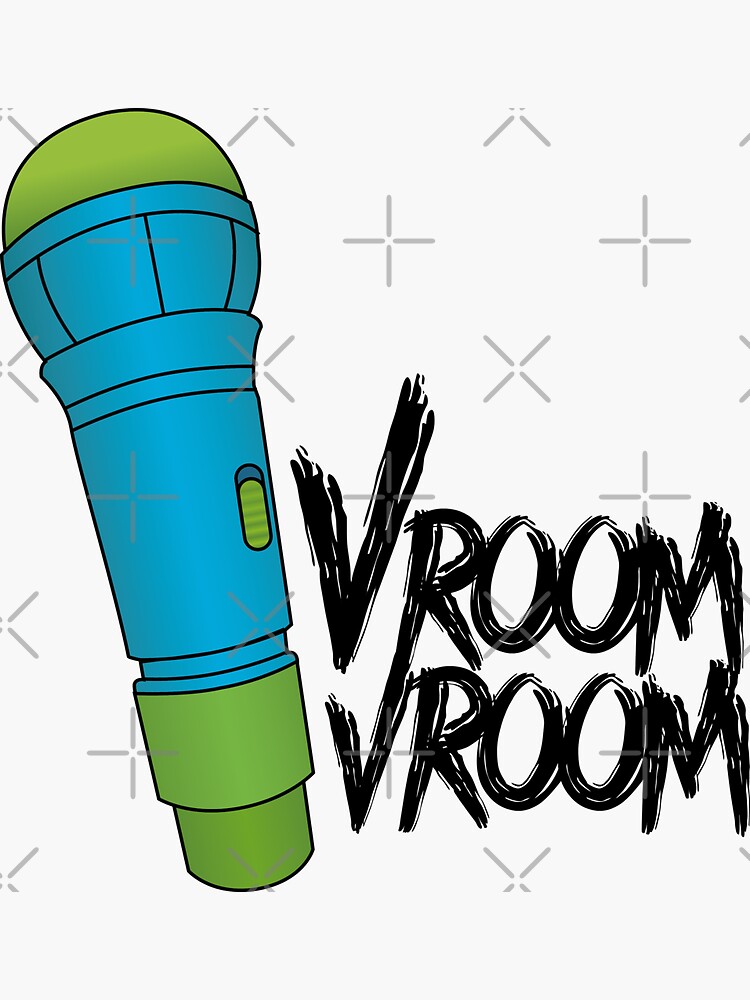 "Vroom, vroom's mic - NCT" Sticker by Duckiechan | Redbubble