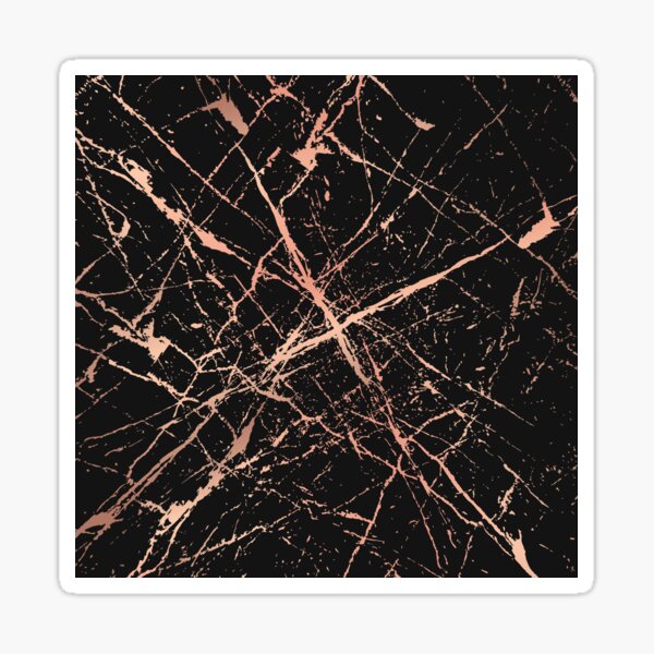 "Copper Splatter 091" Sticker by BlueLela | Redbubble