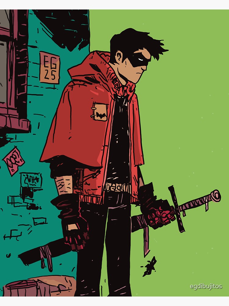 "Jason Todd" Sticker by egdibujitos | Redbubble