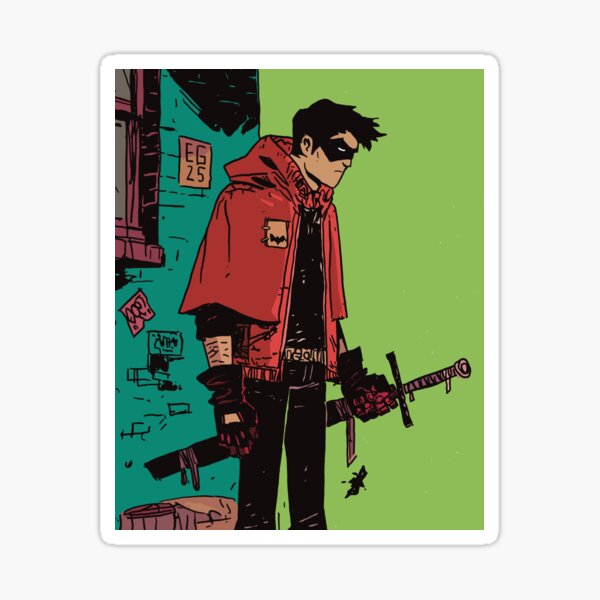 "Jason Todd" Sticker by egdibujitos | Redbubble