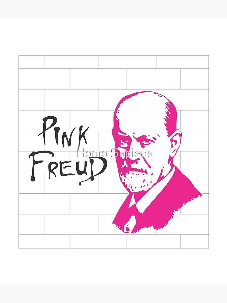 "Pink Freud" Poster by lbines | Redbubble