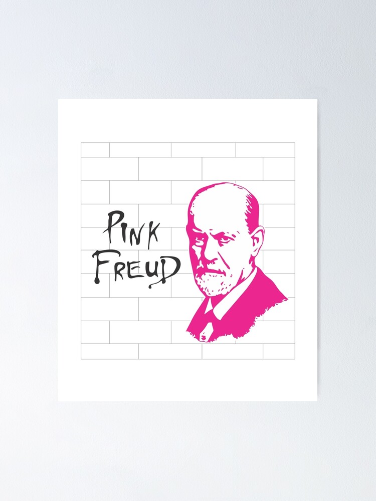 "Pink Freud" Poster by lbines | Redbubble