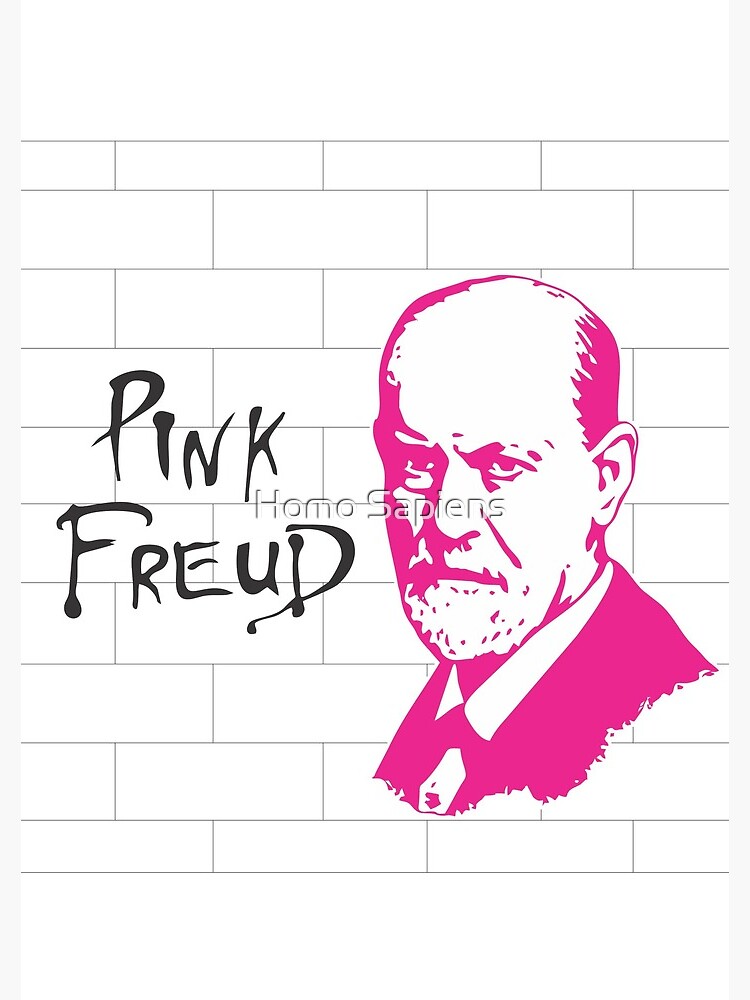 "Pink Freud" Spiral Notebook for Sale by Homo Sapiens | Redbubble