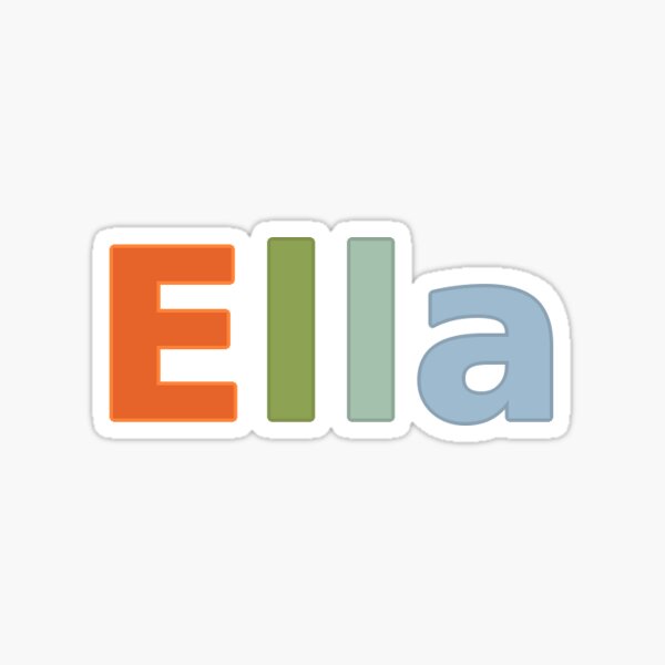 "Ella" Sticker by RafenStein | Redbubble