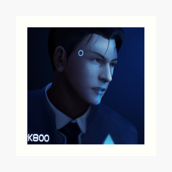 "Connor RK800 - the android sent by CyberLife" Art Print by drlurking ...