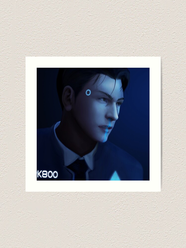 "Connor RK800 - the android sent by CyberLife" Art Print by drlurking ...