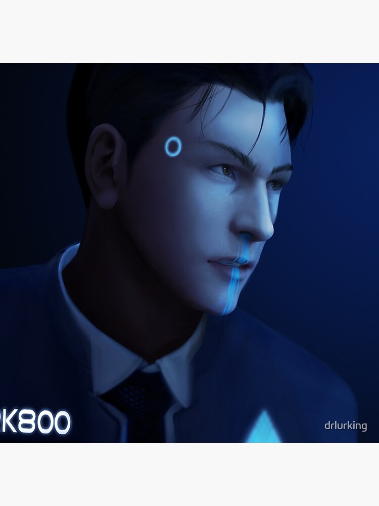 "Connor RK800 - the android sent by CyberLife" Art Print by drlurking ...