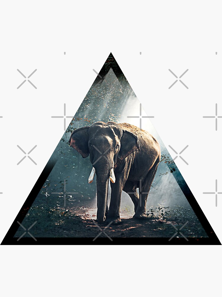 "Elephant Animal Art" Sticker for Sale by emphatic | Redbubble