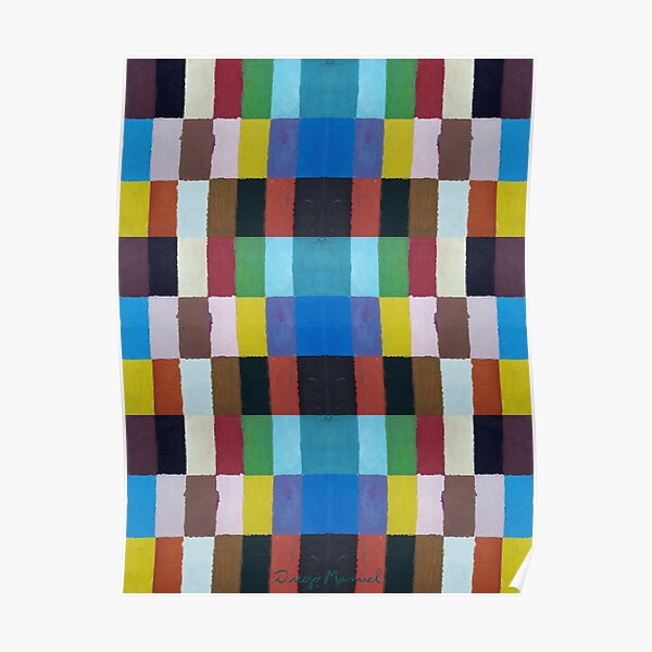 "Rectangles of color" Poster by diegomanuel | Redbubble