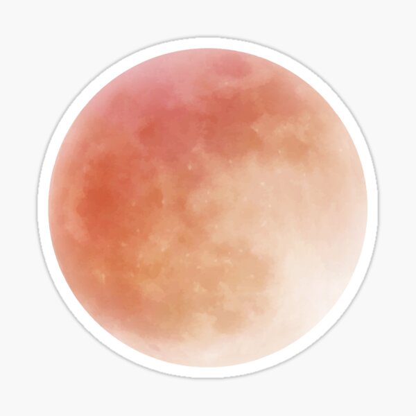 "Full Moon: Fire Element" Sticker for Sale by Roam-and-Root | Redbubble