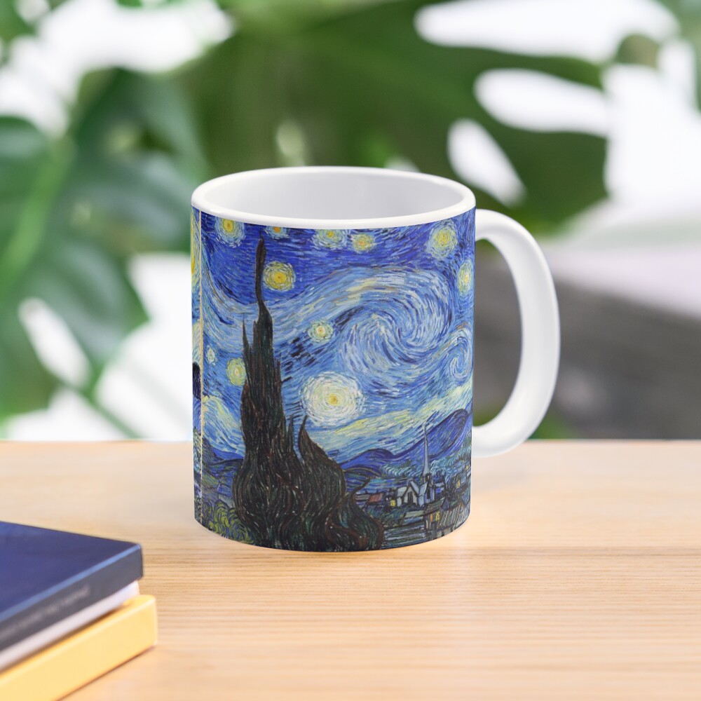 "Starry Night Vincent Van Gogh Painting" Coffee Mug by Martstore ...